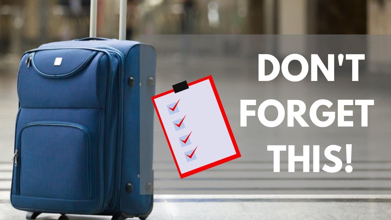 16 Things You Forget to Pack + Printable Travel Checklist - Fly Seasons